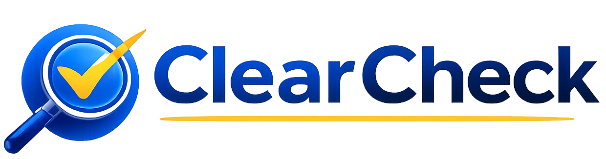 Know Who You're Dealing With | ClearCheck